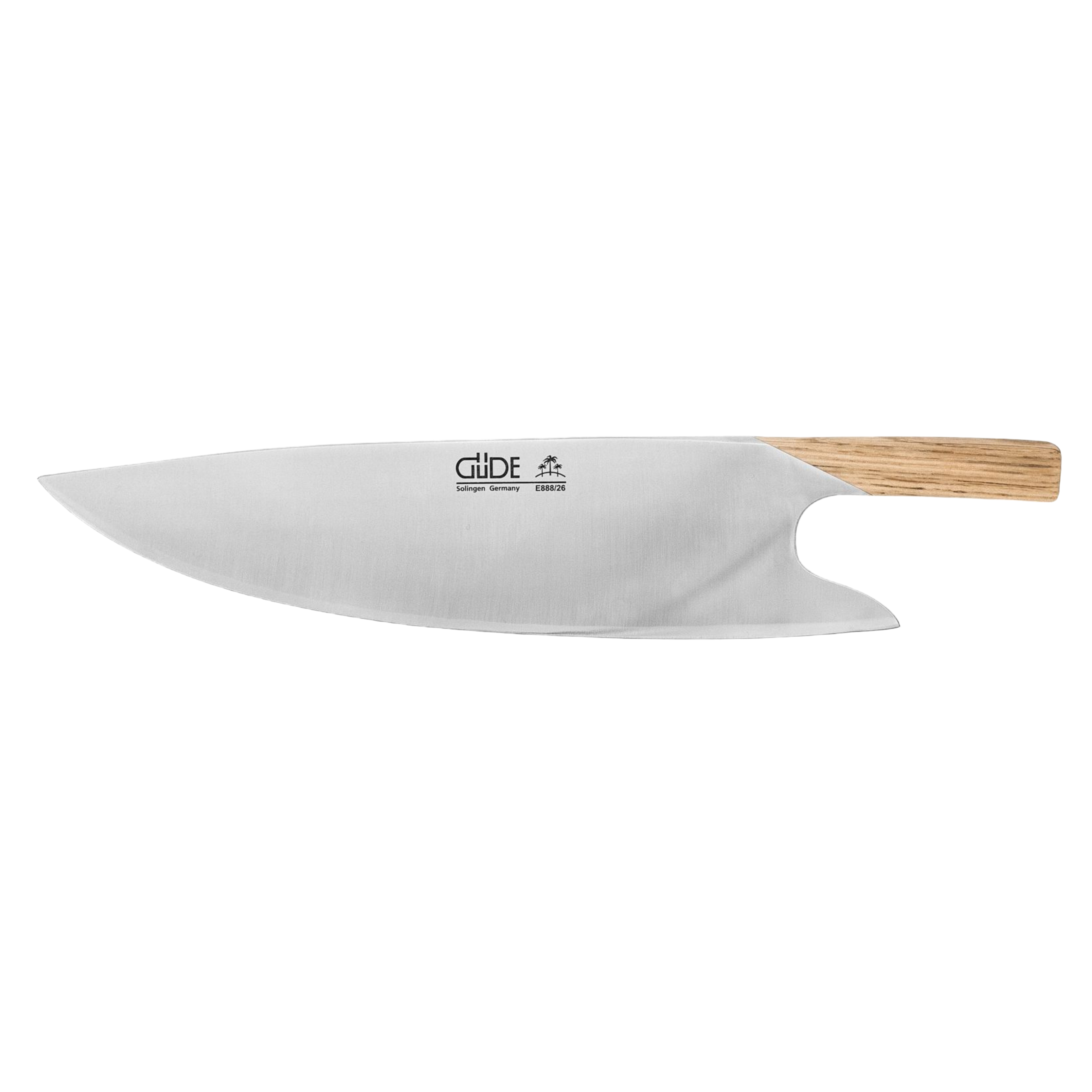 Gude THE KNIFE. Series Multi-Use Chef's Knife 10", Oak Wood Handle